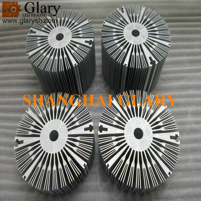 GLR-HS-269 171mm round aluminum extrusion heatsink, 6.732" led cooler