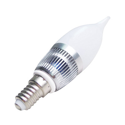 Eco - Friendly Low Voltage DC12V High Power 3 Watt E14 LED Candle Light Bulbs