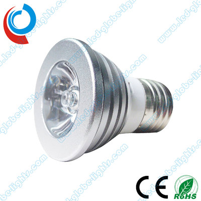 Auto Color Decorative GU10 1 * 3W Remote Control 16 - Color RGB LED Spotlight Bulbs
