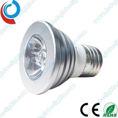 Auto Color Decorative GU10 1 * 3W Remote Control 16 - Color RGB LED Spotlight Bulbs
