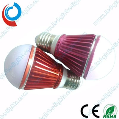560 - 680 Lumens Aluminum 6063 PC Cover 7W SMD LED Light Bulbs with Colored Housing
