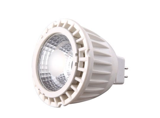 Bathroom Mr16 Cob Led Ceiling Light 7W Warm / White Plastic Aluminum , 64 x 50mm