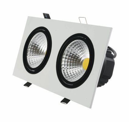 White / Warm 14w Recessed Led Downlights Ip65 High Efficiency , Ac 85 - 265v