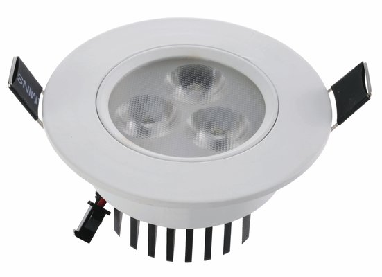 50 - 60HZ Recessed Led Ceiling Lights 3w Epistar Chip , High Efficiency Long Life