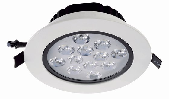 1020lm Aluminum Alloy Led Ceiling Lights 12 Watt , Epistar Chip 12pcs