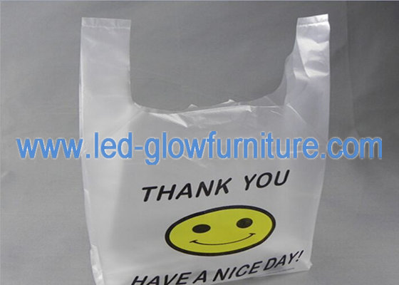 Manufacture Vest Biodegradable Plastic Eco Friendly Plastic Shopping Vest Bags