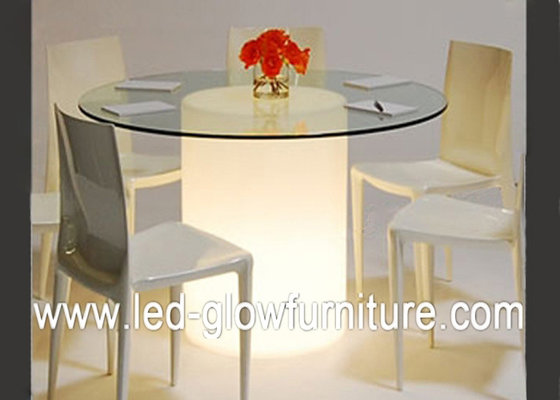 Fashionable LED Bar Tables , outdoor lighted cocktail tables For Wedding Decoration