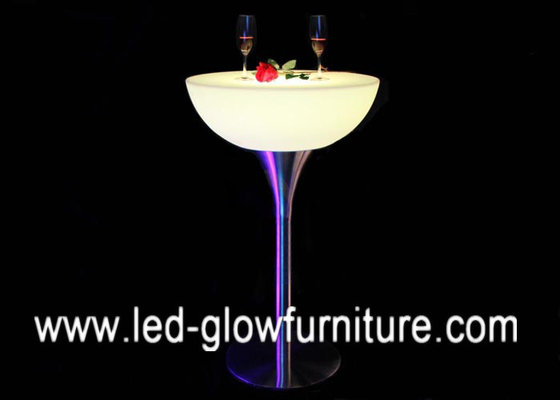 Acrylic Led Cocktail Table Lights , Color changing illuminated coffee tables