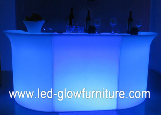 Modern glowing waterproof led bar counter RGB colors changing with remote control