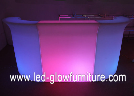Indoor / outdoor LED Glow Furniture Bar Counter with Injection Molding Technology