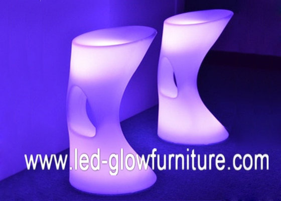 Illuminated High LED Bar Stool with 2000 - 4400mAh rechargeable Lithium Battery