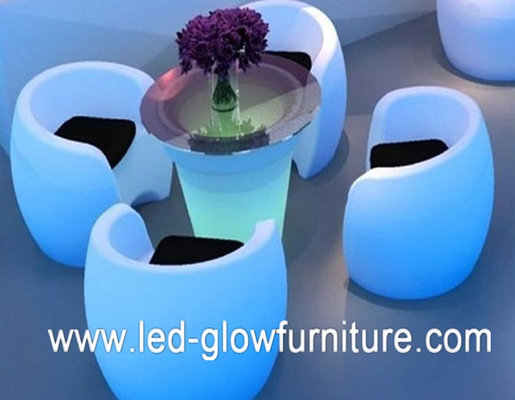 88CM * 67CM * 66CM LED illuminated glowing chair for coffee shop , bar KTV , nightclub