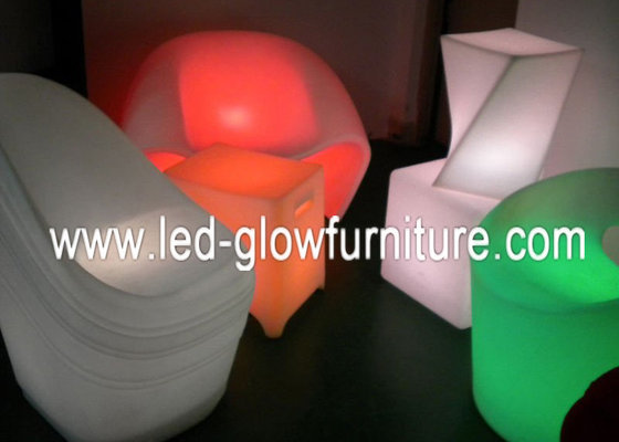Saving Battery operated Waterproof glowing bar LED Chair / stools for garden , party