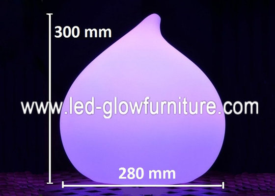 Polyethylene RGB Inductive charging Led mood lamp / peach light for swimming pool