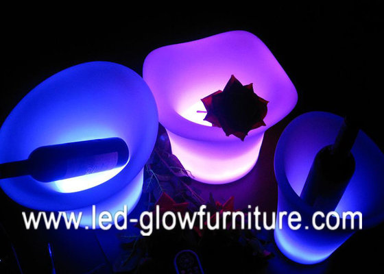 Polyethylene Plastic led champagne bucket  lighting for club / events / party