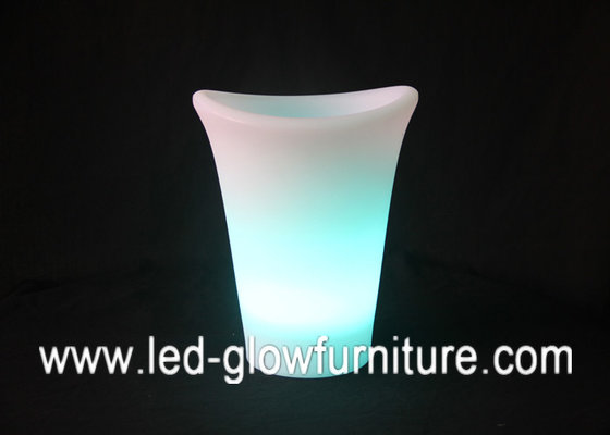 Multi - Function LED Glow Furniture Ice Bucket With 16 Colors Changing Glowing