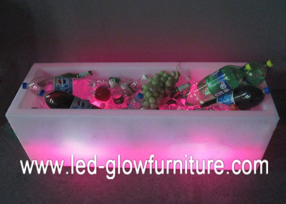 Eco  -friendly illuminated glow LED Ice Bucket lightswine container / cooler / Barrel