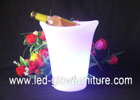 16 Color Changing Light Up LED Flower Pots , illuminated lighted planter pot