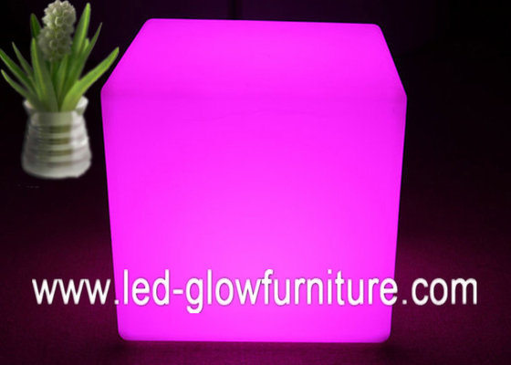 Small size Rechargeable color changing durable led stool cube for indoor and outdoor