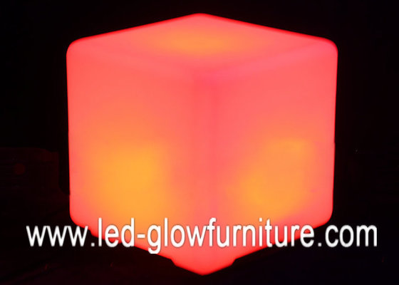 Small size Rechargeable color changing durable led stool cube for indoor and outdoor