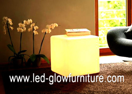 Humanization illuminated LED Cube Furniture table or desk with led light inside