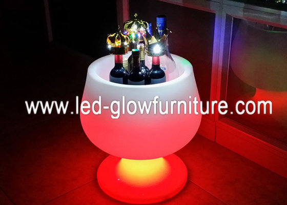 Eco - Friendly Waterproof LED Ice Bucket With 16 Colors Changing for Wedding , Pool