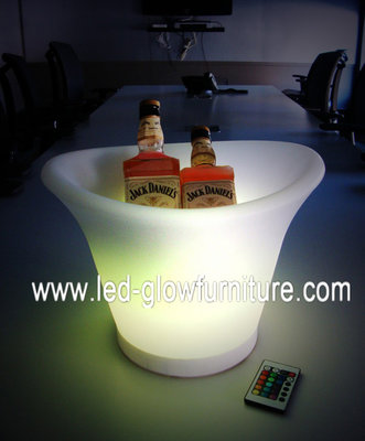 Decorative Waterproof colour changing Ice Bucket , led flower pot With 16 Colors
