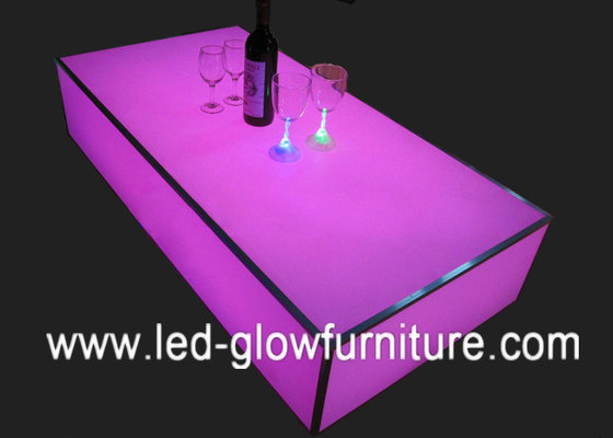 Modern lighting Rechargeable 16 colors change LED Illuminated Table for festival party