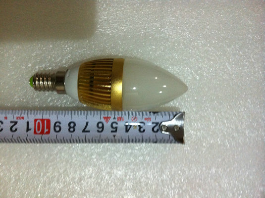 OEM /  ODM 3W LED Candle Light Bulbs, Epistar / Edison LED Home  Light Bulb 40mm x 110mm
