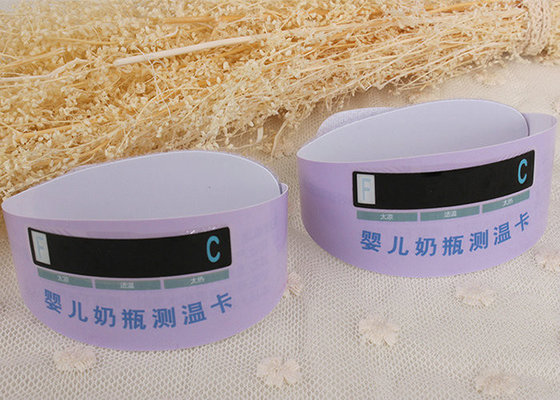 High Accuracy Waterproof Milk Bottle Thermometer / Liquid Crystal Thermometers 33℃ ~ 43℃