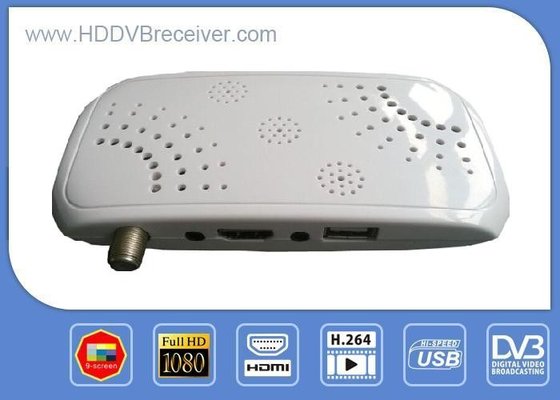 MINI H.264 MPEG4 Digital Satellite Receiver HD / Television Receiver Box