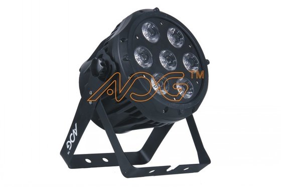 10CH 7 Pieces Led Par Lights 12W Six in One Three Pin- XLR High Brightness LED