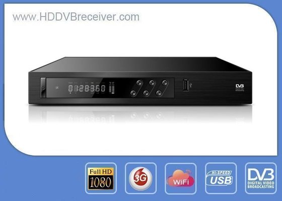 Customized OSD DVB Satellite Receiver Dual USB Support 3G , IKS Share and Multi - CA