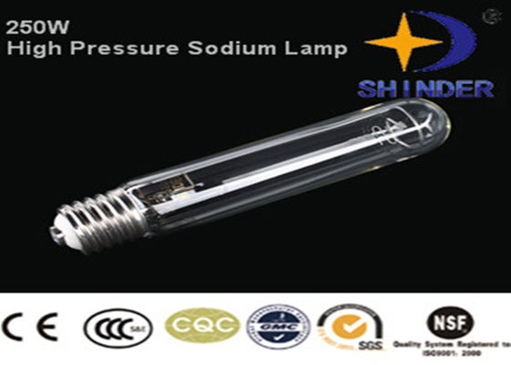 100lm/w Hard Glass , Quartz  HPS Grow Lamp / High Pressure Sodium Lamp 600W