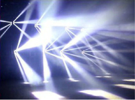 Single White Or 4 In 1 RGBW LED Moving Head Beam Light Cree Bulb 8Eyes Spider DMX Stage Lighting
