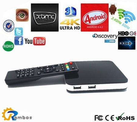 Amlogic S805 1.5GHz Quad Core Adroid Smart TV Box RAM 1GB DDR3 8GB ROM Wifi Bluetooth