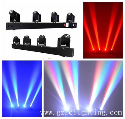 RGBW DMX512 10W LED 4Heads Moving Head Beam Light For Nightclubs LED Four Heads Moving Head Beam Light