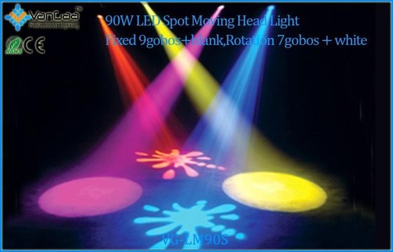 Professional LED Stage Spotlights Night Club 90W LED Moving Head Spot Light