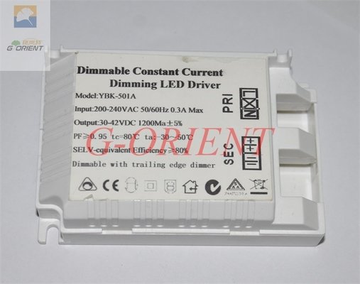 Triac dimmable led power supply / 1200mA external led driver For LED Down Panel Lamp