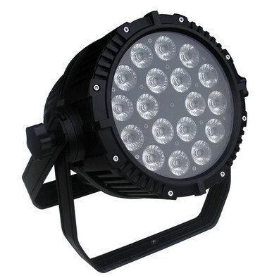 Super bright DMX 512 Disco LED PAR Lights 18 X 5 IN 1 RGBW Stage Lamp