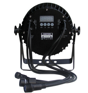 Super Bright DMX 512 Disco LED PAR Lights 9X 5 IN 1 RGBWA Stage Lamp