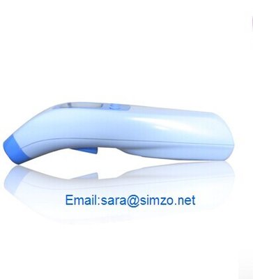 Non contact infrared thermometer with six languages voice report