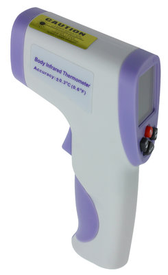 No touch Body forehead temperature infrared thermometer with unit C and F