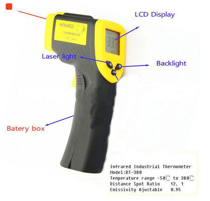 ℃ / ℉ Selection handheld Non contact automatic infrared laser thermometer