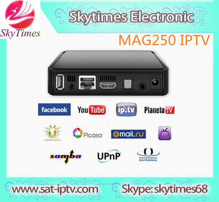 MAG 250 Best Selling Linux IPTV Box  OTT mag 250  European IPTV IPK mag250 Set Top Box Hot Arabic IPTV BOX