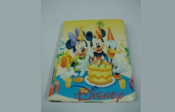 Medium PU Donald Duck Pattern Tablet Computer Digital Bags With Flocking Cloth