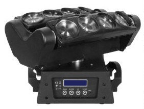 8*10W RGBW 4IN1 Multi-Color LED Spider Moving head Beam Light