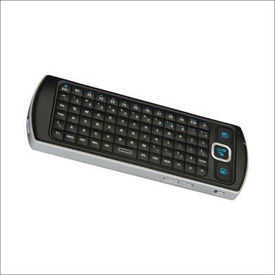 TI RF 2.4G wireless keypad for smart TV , Handheld Air Mouse 800mA