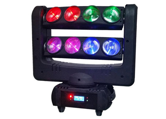 Rgbw Moving Head LED Stage Lights , Led Spider Light Dmx Washer Lighting