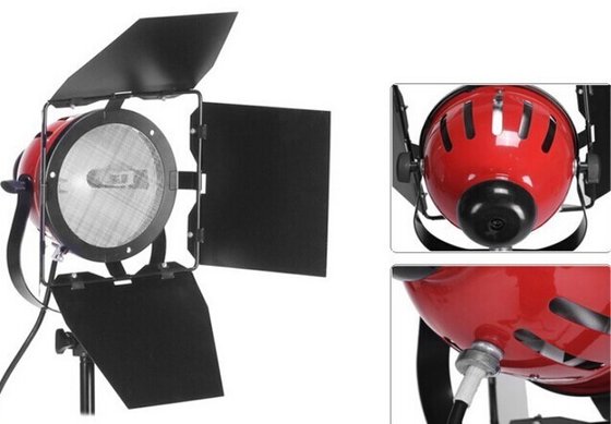Red head lamps have high intensity of illumination and radial gradient even lamps